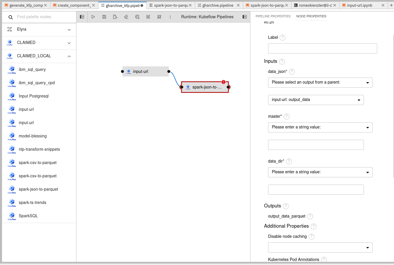 [FeatureRequest] change dropdowns to radio buttons for better UX in kfp component properties ...