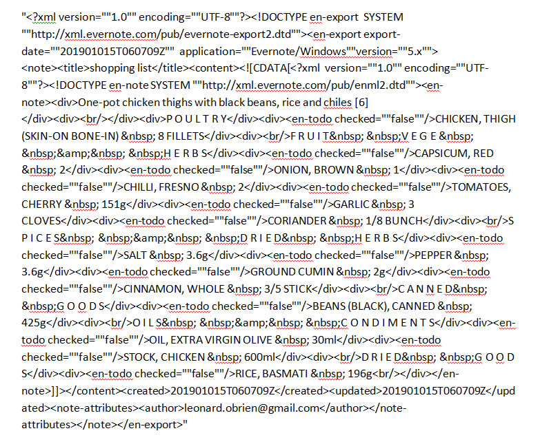 formating issue (spacing) when importing Evernote · Issue #1800 · Automattic/simplenote-electron ...