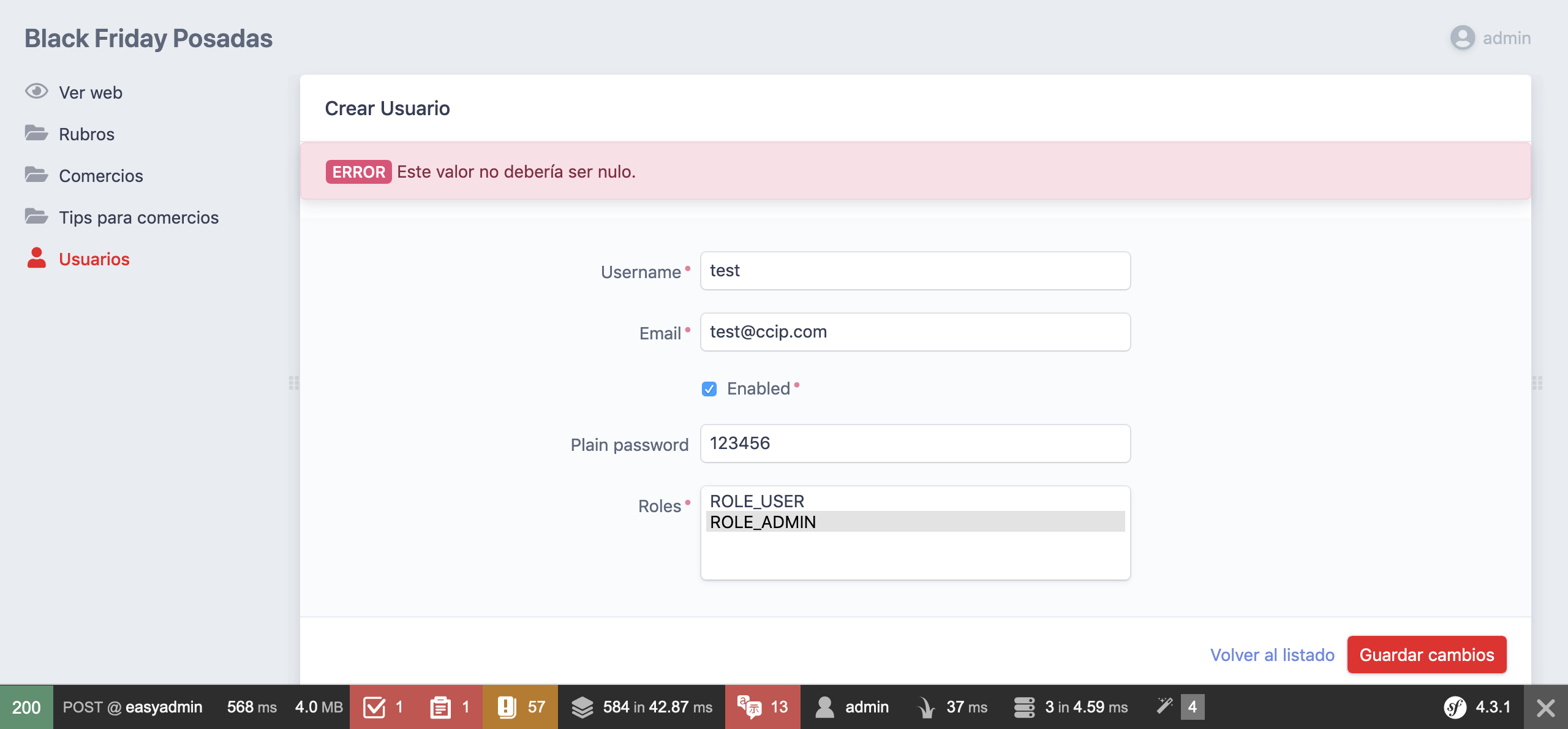 Validators Perform Always · Issue 2759 · Easycorpeasyadminbundle · Github 0996
