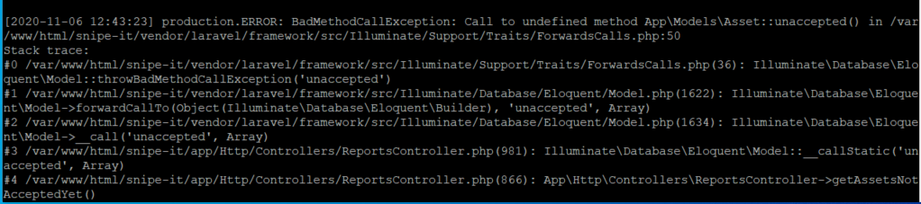 Unaccepted Assets not working · Issue #8626 · grokability/snipe-it · GitHub