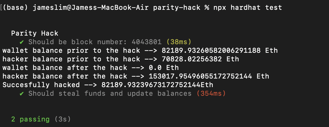 GitHub - jameslimjy/Parity-hack: recreating the parity wallet hack with Hardhat