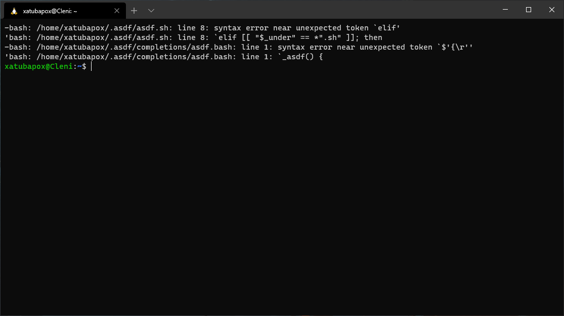 Syntax Errors In Asdfsh And Asdfbash · Issue 854 · Asdf Vmasdf · Github 8064