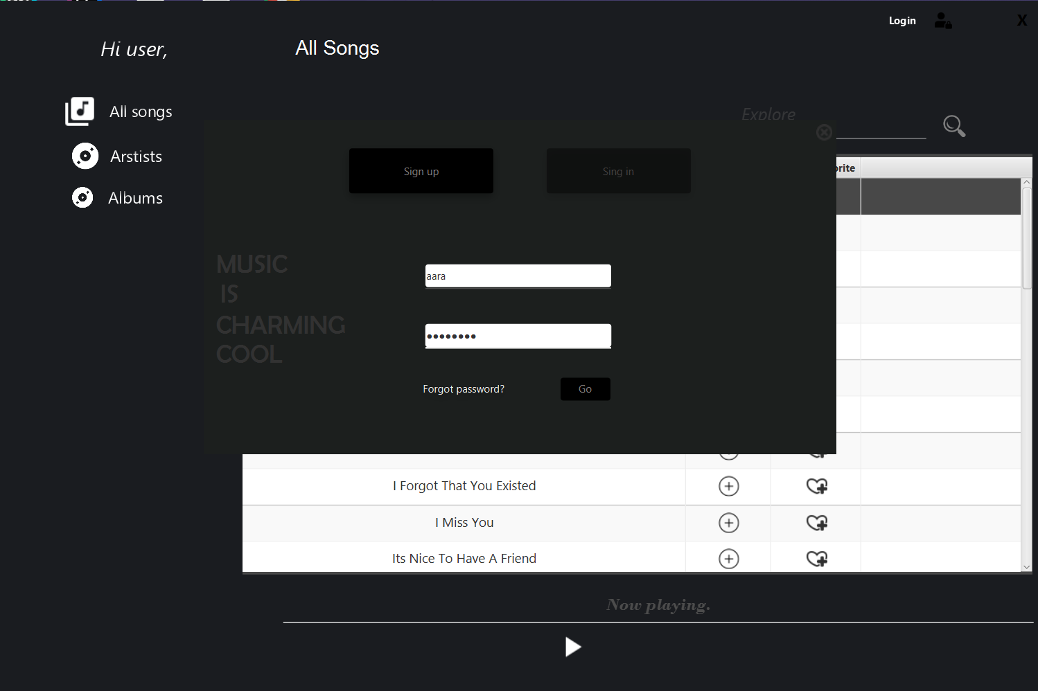 GitHub - Rach1507/MusicPlayer
