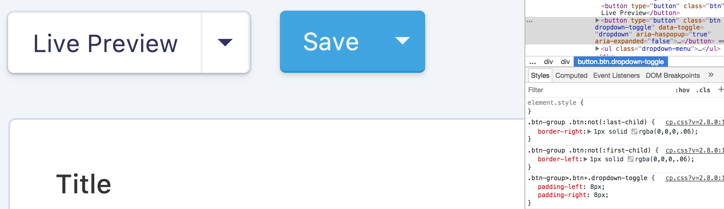 Unwanted right border on buttons · Issue #1717 · statamic/v2-hub · GitHub