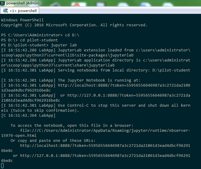 运行 jupyter lab 后让输入令牌 · Issue #1202 · neolee/pilot · GitHub