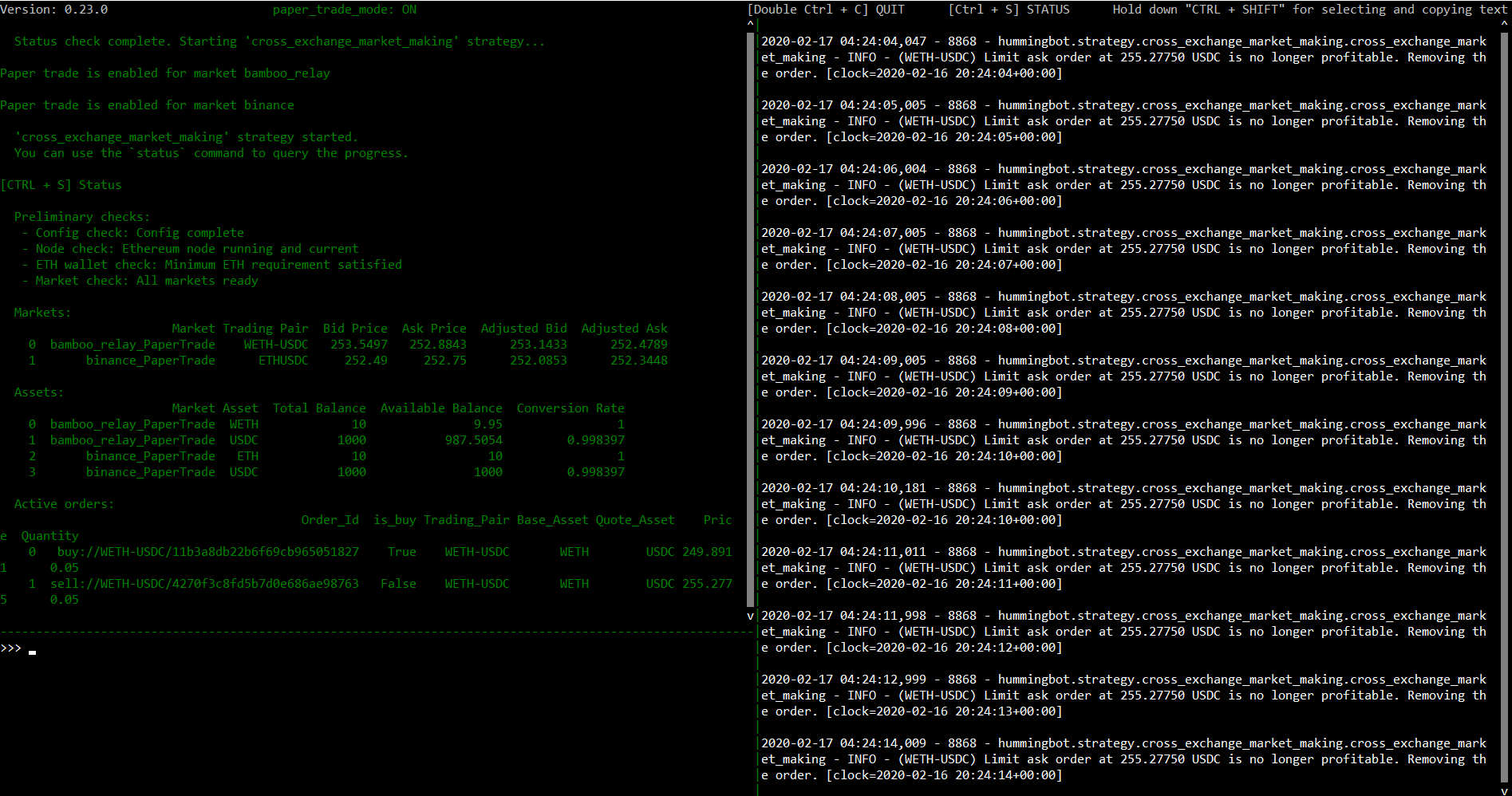 [BUG] Paper Trade | Cross-Exchange MM - Unable to initiate · Issue #1425 · hummingbot/hummingbot ...