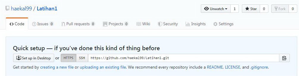GitHub - haekal99/Latihan1