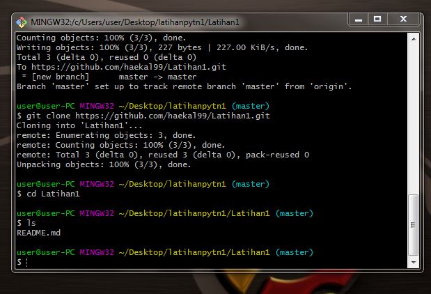 GitHub - haekal99/Latihan1