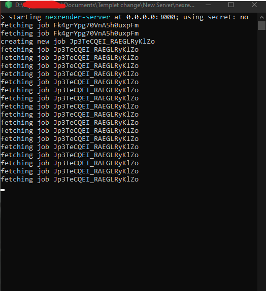 Network posting job. fetching job forever. · Issue #299 · inlife/nexrender · GitHub