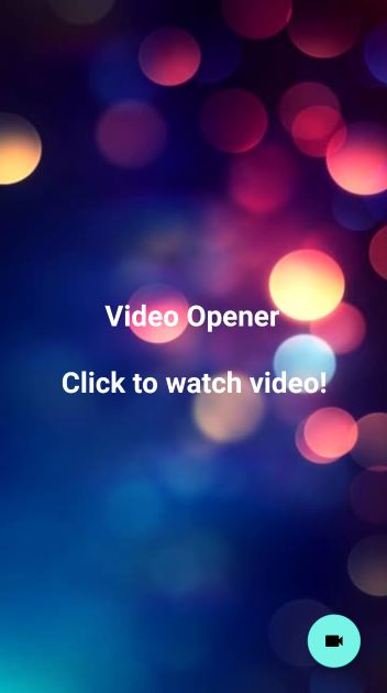 GitHub - GalShashua/VideoOpenerLibrary