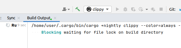 Blocking waiting for file lock on build directory · Issue #7517 · intellij-rust/intellij-rust ...