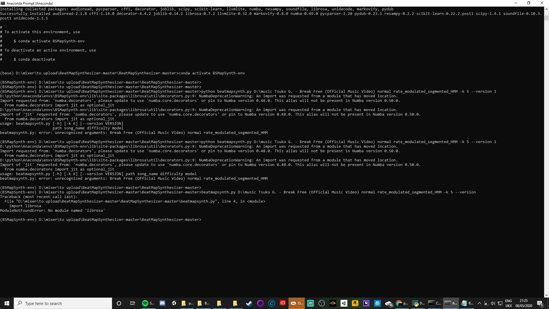 hey man im clueless can ya help me? · Issue #36 · wvsharber/BeatMapSynthesizer · GitHub