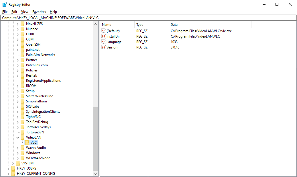 [BUG] Option to open with VLC missing with VLC installed on device ...