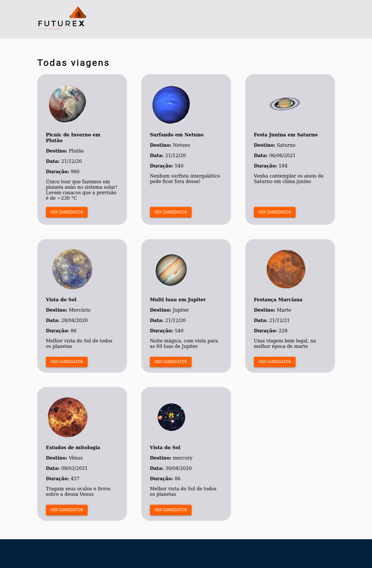GitHub - n-acedo/futurex: Projeto de react + redux feito durante o curso full-stack da Labenu.