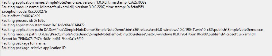 MAUI Blazor app published as "a single (.exe) file app" cannot start · Issue #10054 · dotnet ...