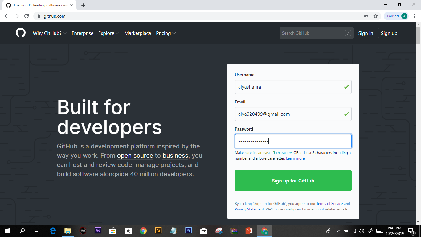 GitHub - alyashafira/latihan1: LATIHAN 1