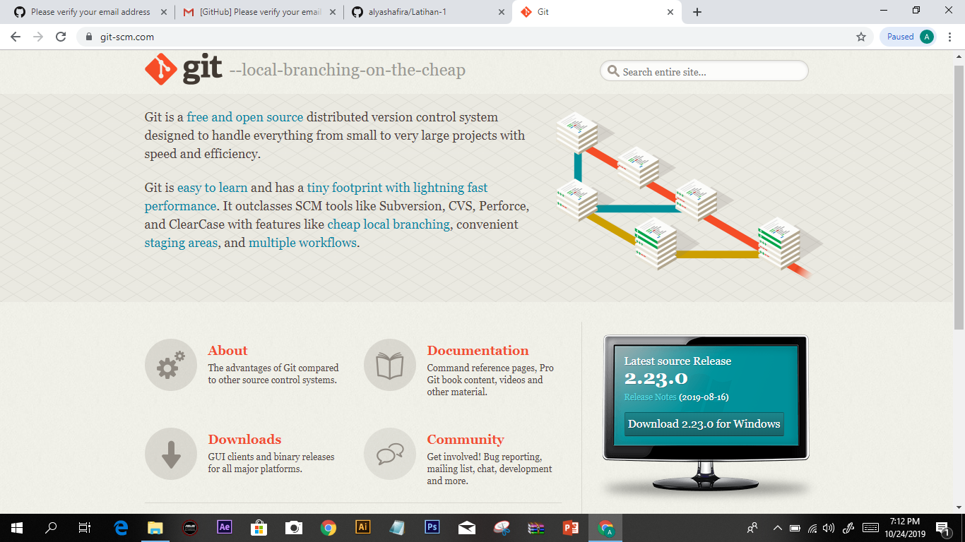 GitHub - alyashafira/latihan1: LATIHAN 1