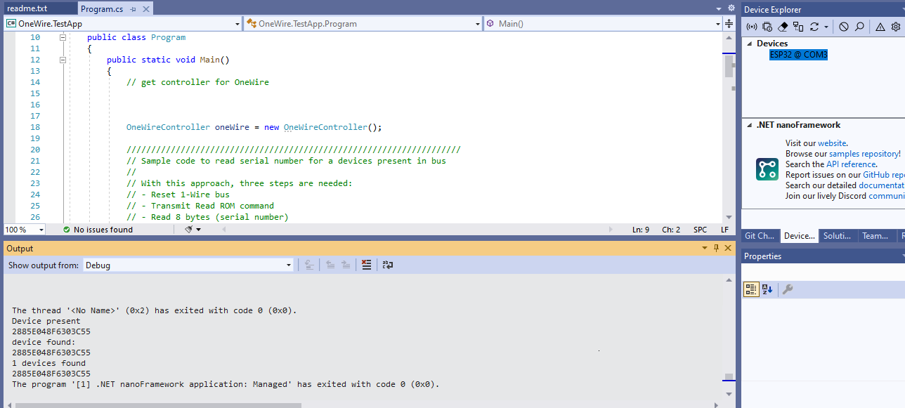 OneWireController() does not take pins change into account and is hard ...