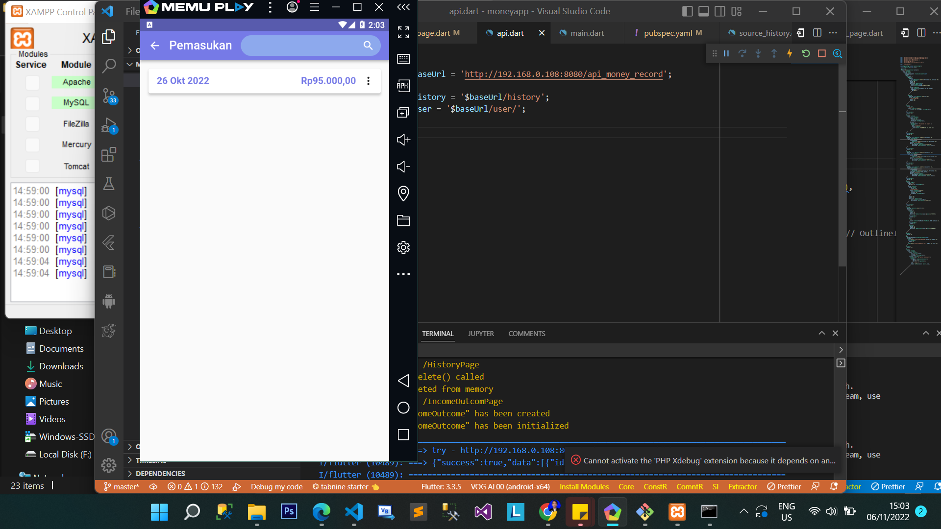 GitHub - dandyfp/moneyappbyBWA
