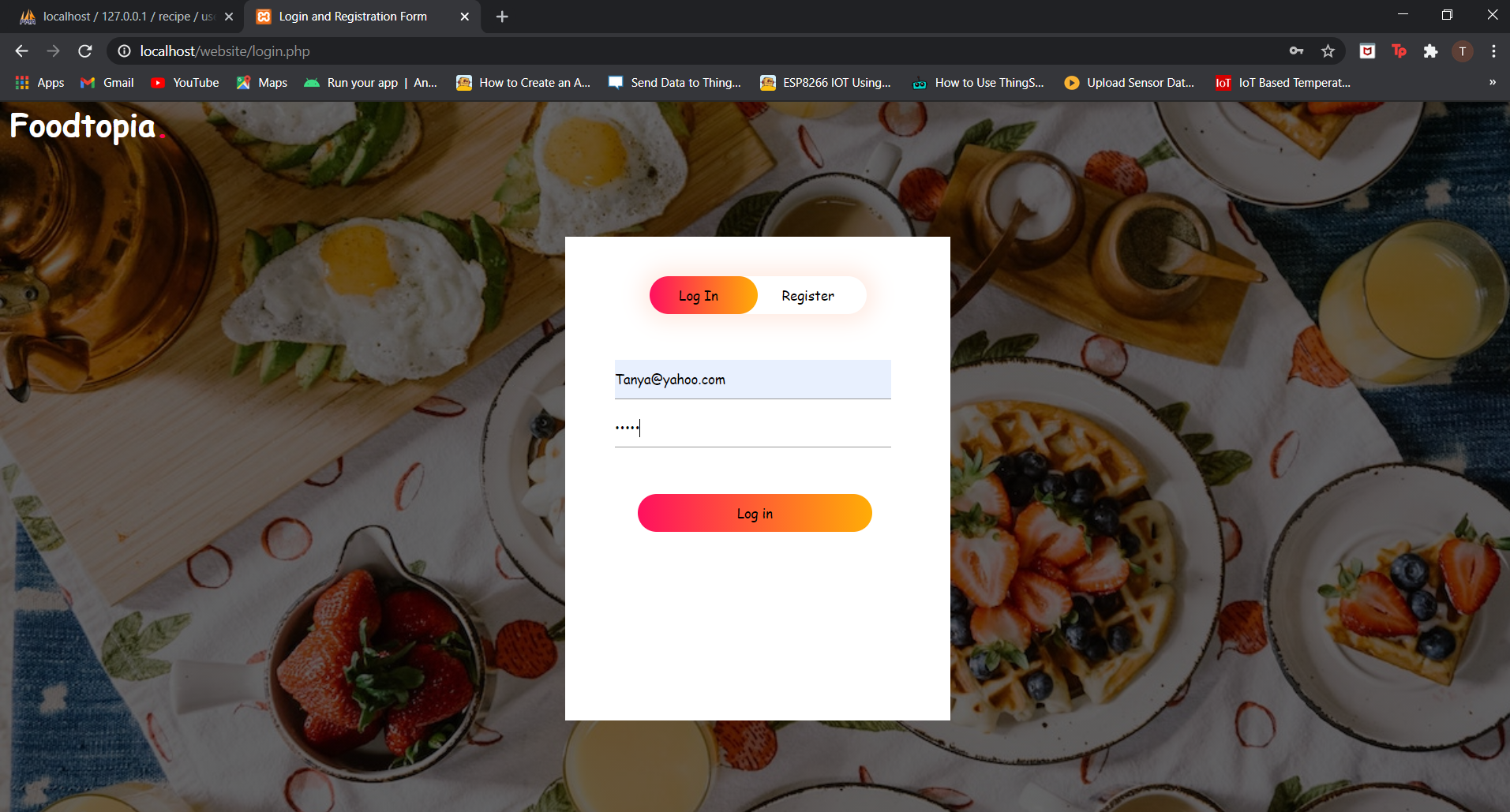 GitHub - tanyamital/Recipe-Finder: This is a web application ...