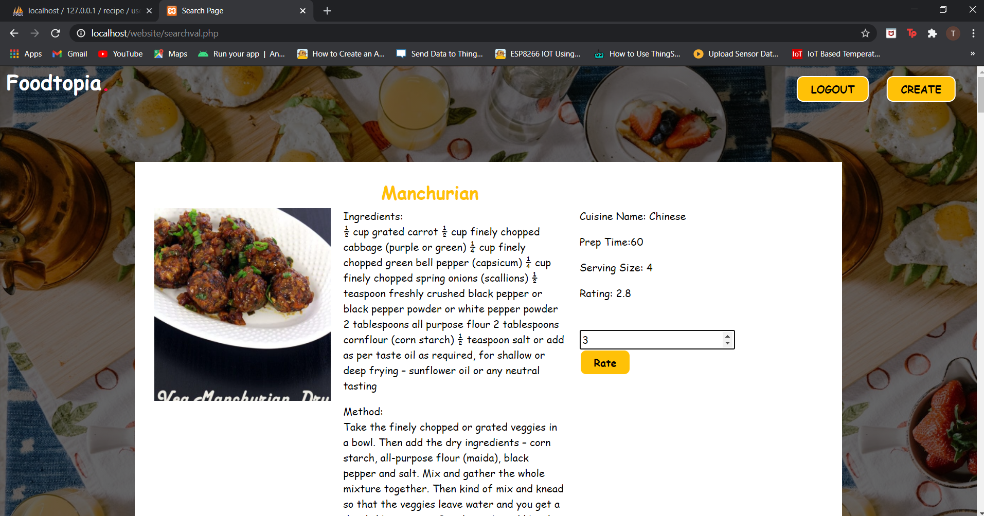 GitHub - tanyamital/Recipe-Finder: This is a web application ...