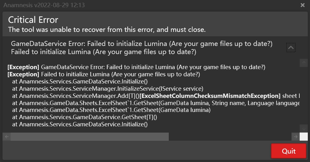 Unable to run. · Issue #1217 · imchillin/Anamnesis · GitHub