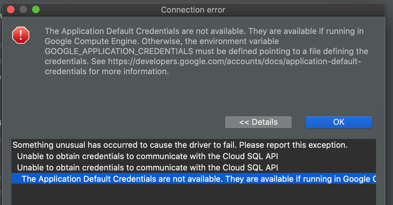 Google Cloud support · Issue #12581 · dbeaver/dbeaver · GitHub