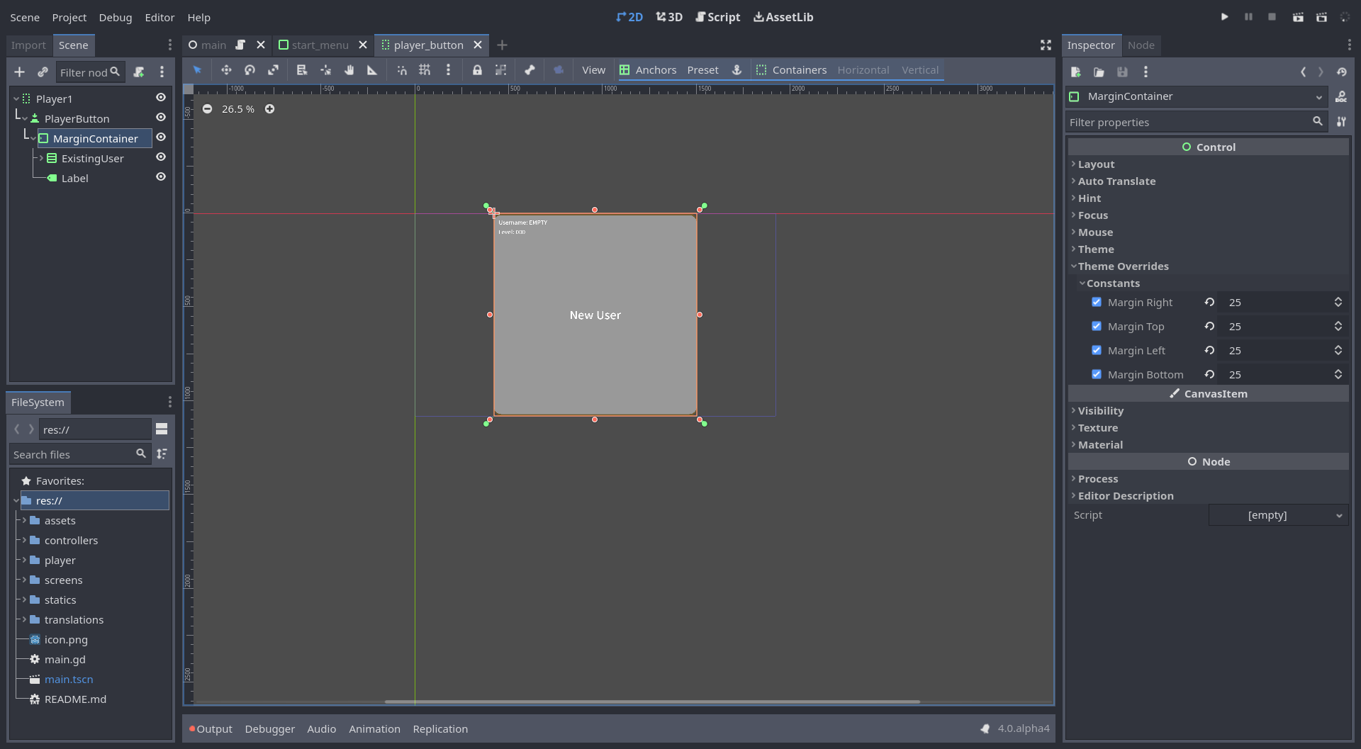 Editor UI changing by selecting control nodes in main screen · Issue ...
