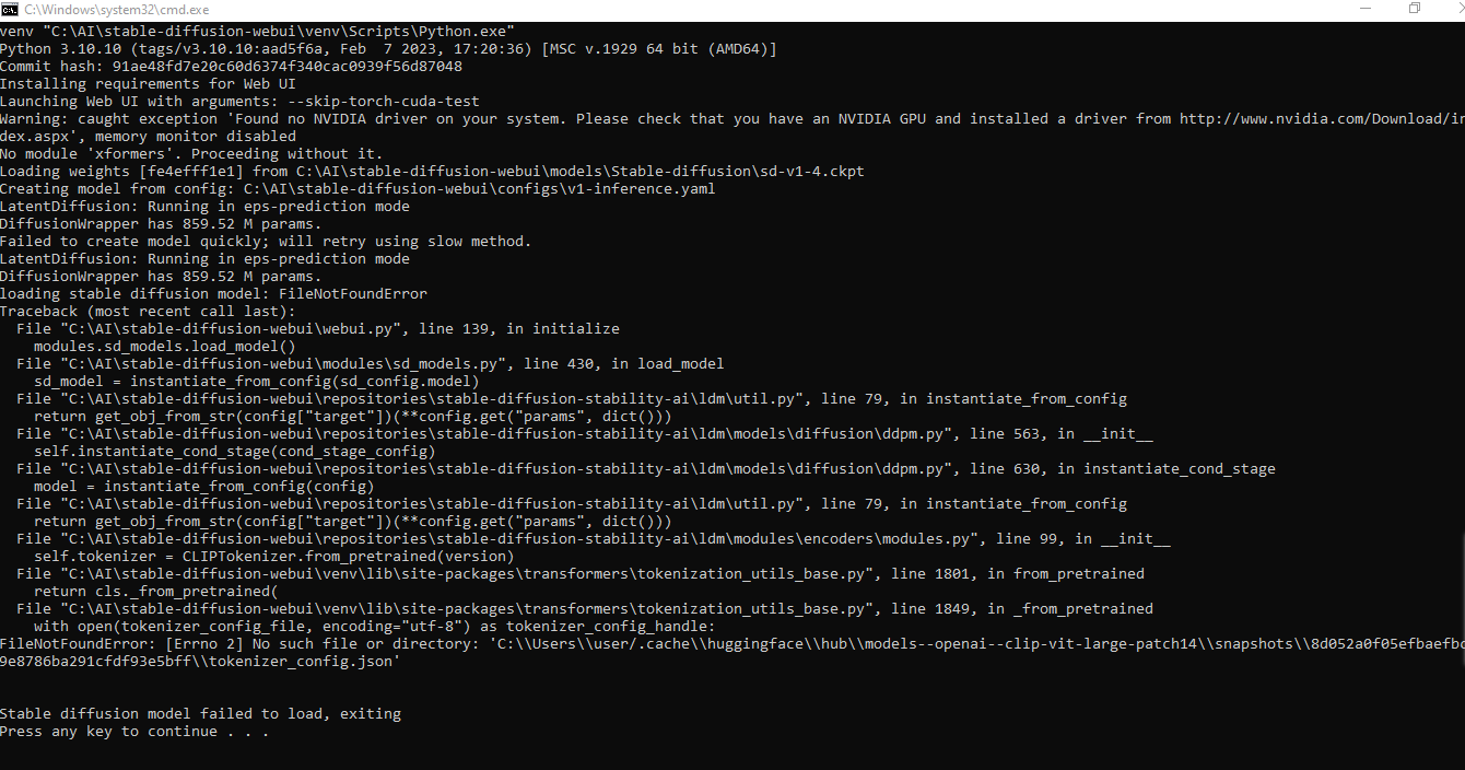 Can some one help me with this error · AUTOMATIC1111 stable-diffusion-webui · Discussion #8978 ...