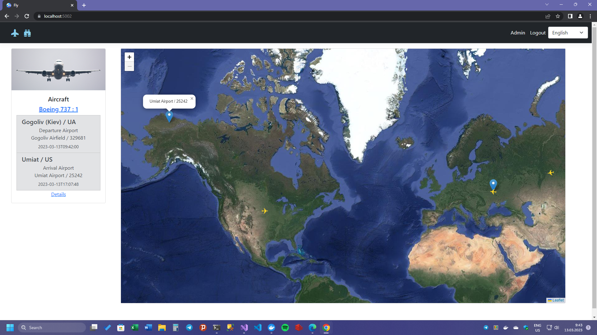 GitHub - xmorfik/Fly: App for flight management and ticket sales with live map