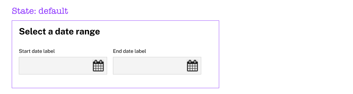 Create a date range picker component. · Issue #3357 · uswds/uswds · GitHub