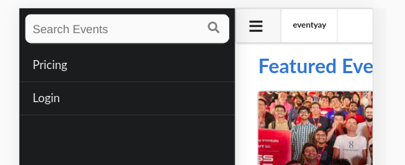 Improve menu-bar icon · Issue #6248 · fossasia/open-event-frontend · GitHub