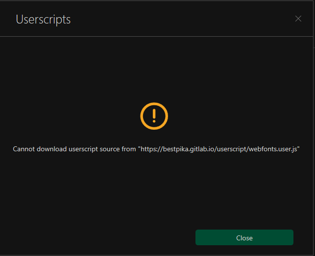 Can't install or update Filter or Userscript from *.gitlab.io. · Issue #2754 · AdguardTeam ...