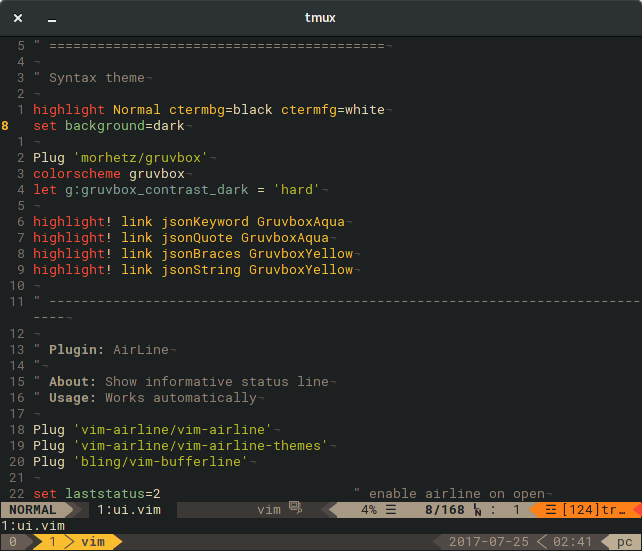  vim vim Alignment Of Vim Relative Numbers 1875 