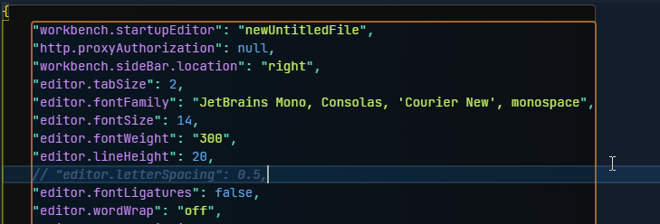 Support for `editor.letterSpacing` · Issue #17 · leodevbro/vscode-blockman · GitHub