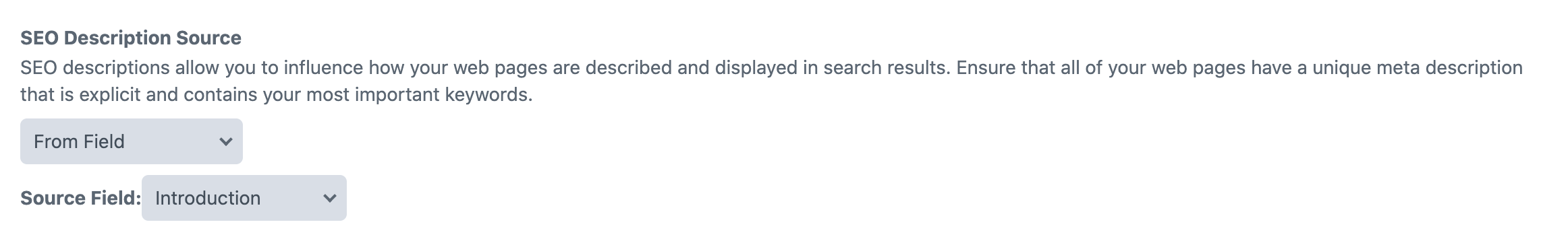 Meta description striping + symbol character (plus symbol) in content settings (source from ...