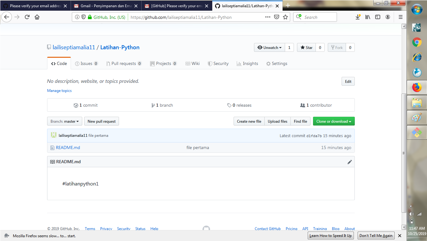 GitHub - lailiseptiamalia11/Latihan-Python