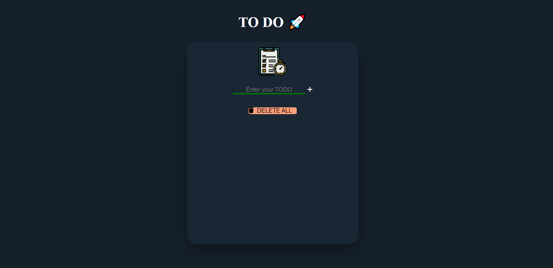 GitHub - mansi-code/Todo: React based To do application