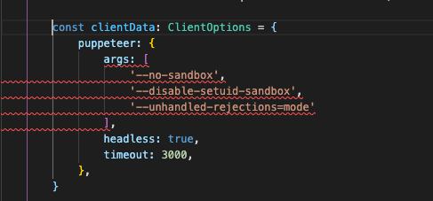 Error pass puppeteer args · Issue #914 · pedroslopez/whatsapp-web.js · GitHub