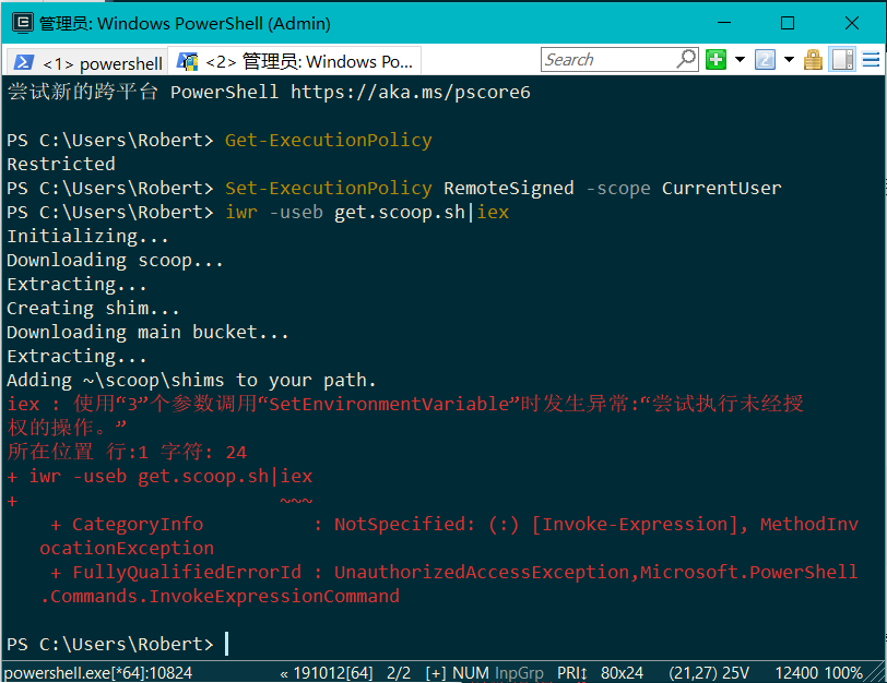 Scoop 安装报错 · Issue #79 · neolee/pilot · GitHub