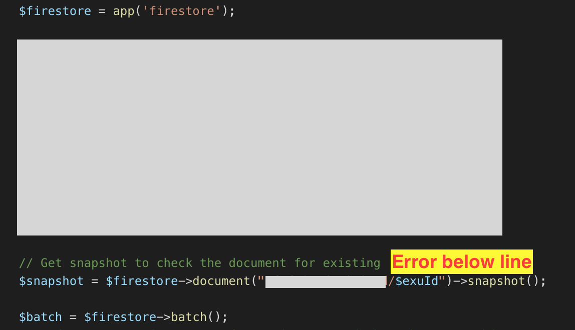 [Firestore] fopen(https://oauth2.googleapis.com/token): failed to open stream: Connection timed ...