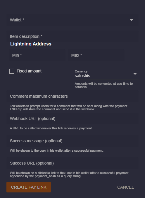 [Feature proposal] Lightning Address for LNURLp/wallet · Issue #1035 · lnbits/lnbits · GitHub