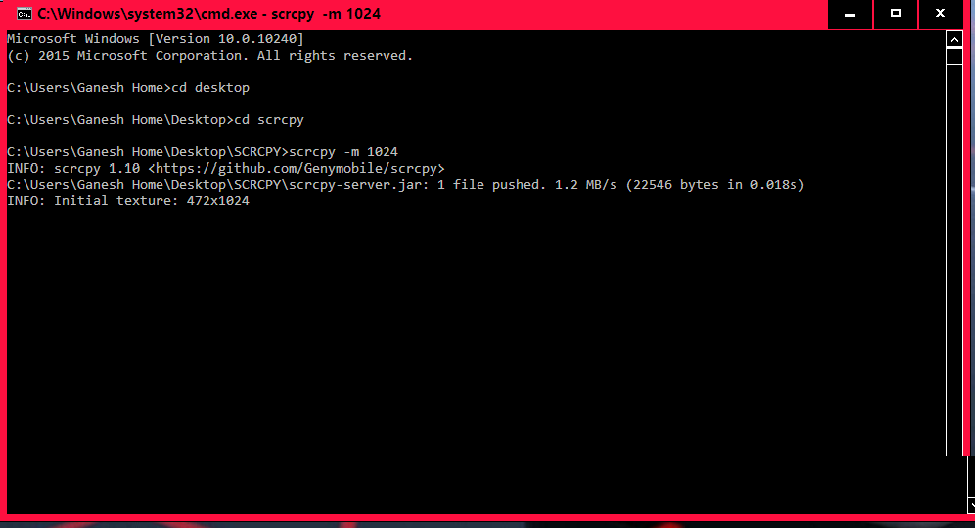 Scrcpy Snap Not Working · Issue 917 · Genymobilescrcpy · Github