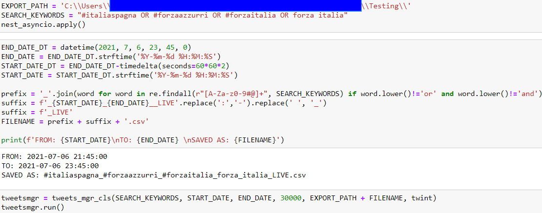 Returning 0 tweets but it's impossible · Issue #1243 · twintproject/twint · GitHub
