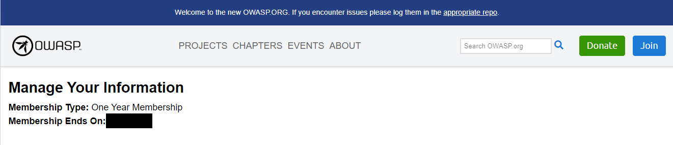 Membership renewal doesn't have option to edit or renew · Issue #56 · OWASP/owasp.github.io · GitHub