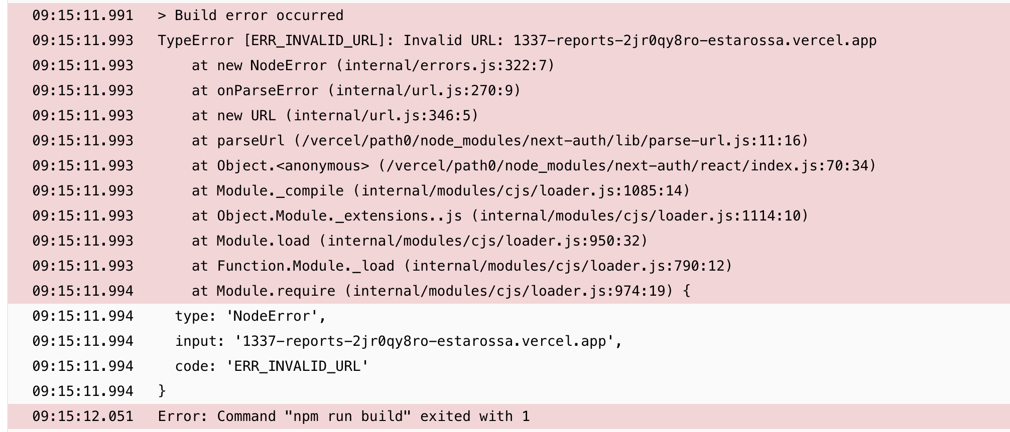 vercel: ERR_INVALID_URL · nextauthjs next-auth · Discussion #3199 · GitHub