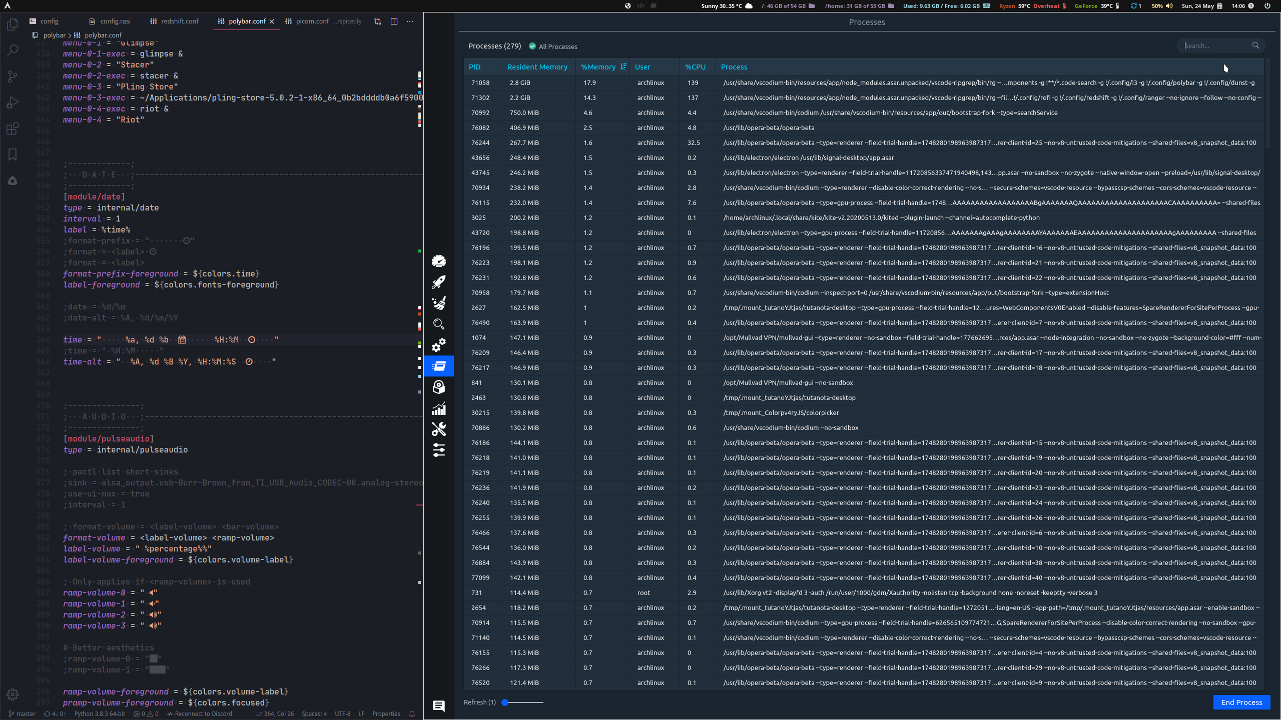 Memory Leak And CPU Ramp Up On Arch Linux After Latest Update Issue memory-leak-and-cpu-ramp-up-on-arch-linux-after-latest-update-issue