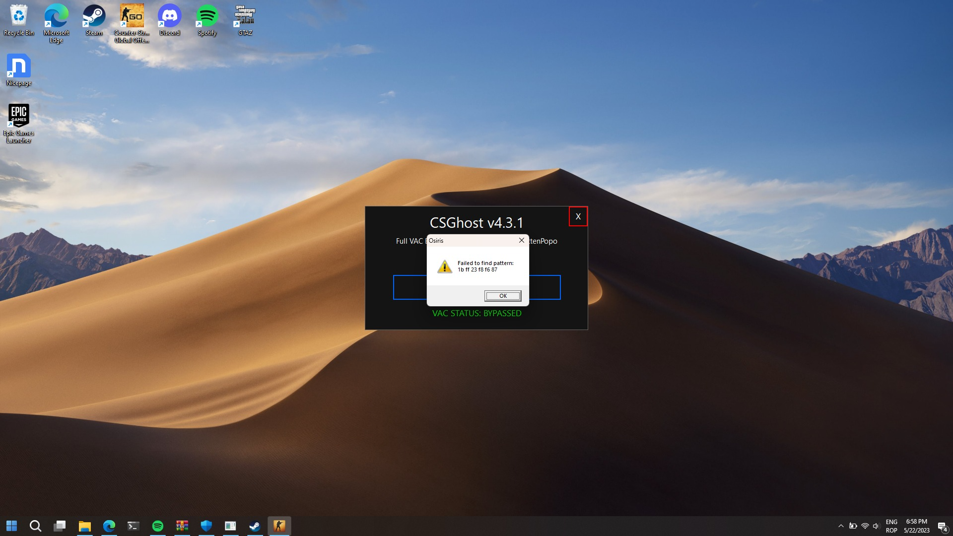 crash on injection · Issue #4065 · danielkrupinski/Osiris · GitHub