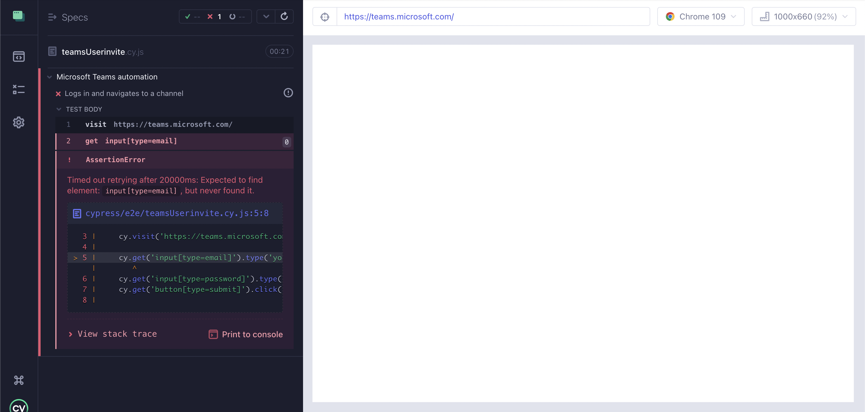 Unable To Launch Ms Teams Application Within Cypress Runner · Issue 25883 · Cypress Io Cypress