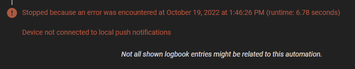 Firebase notifications: Device not connected to local push notifications · Issue #3090 · home ...